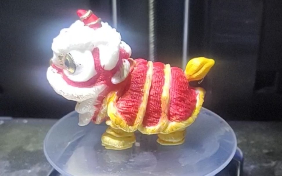 要过年了,就3D打印一个小舞狮吧