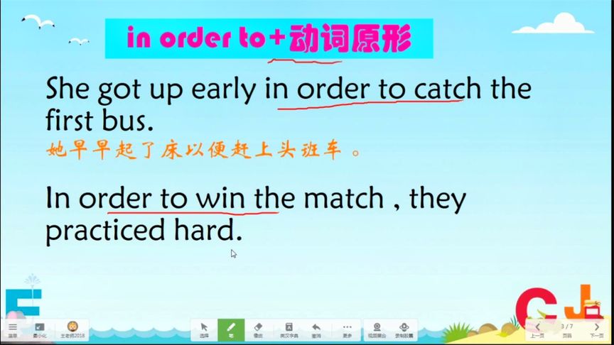 初中英语语法系列in order to与so that的用法区分