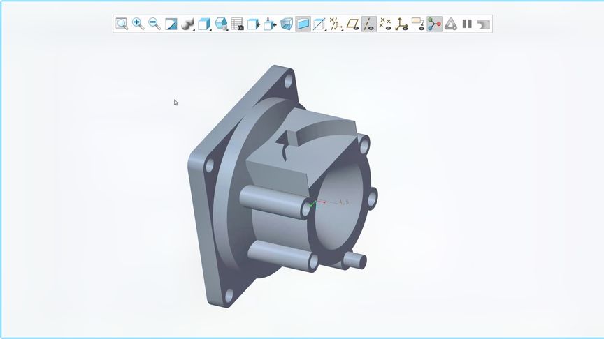 快看Creo 如何快速细化拆分建模!要的就是速度!
