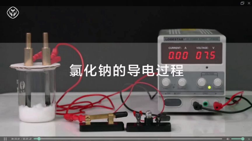 必修一P15-氯化钠的导电过程
