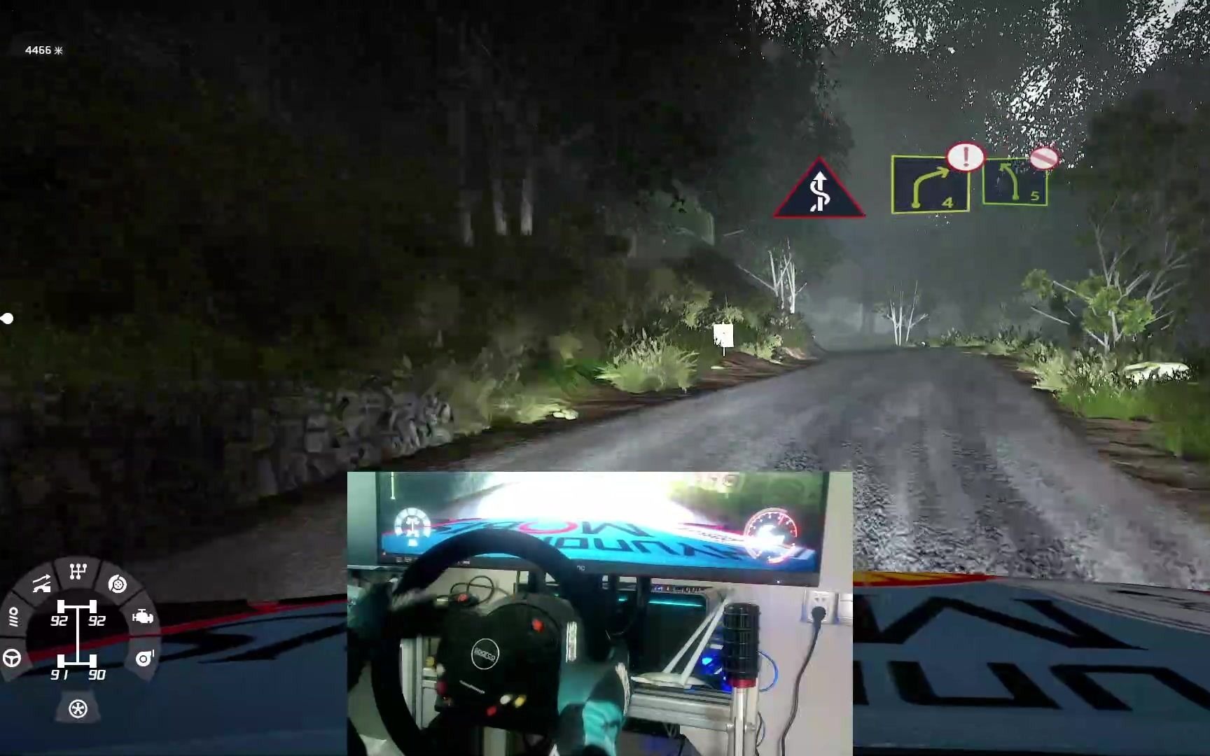 WRC9德国暴雨 日赛飞行