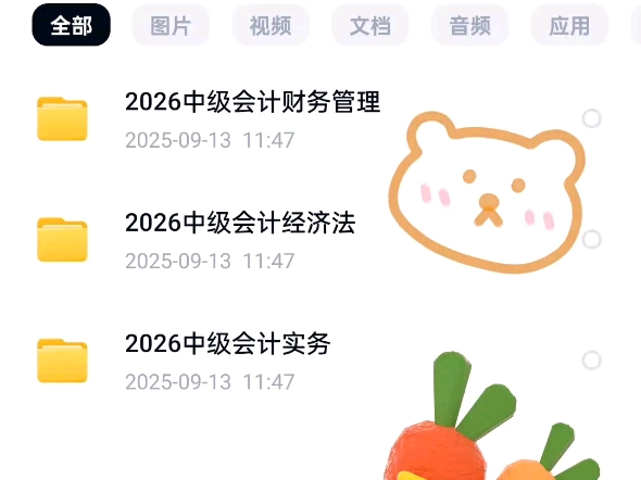 26中级会计网盘籽料自动更新,无常分享呀!