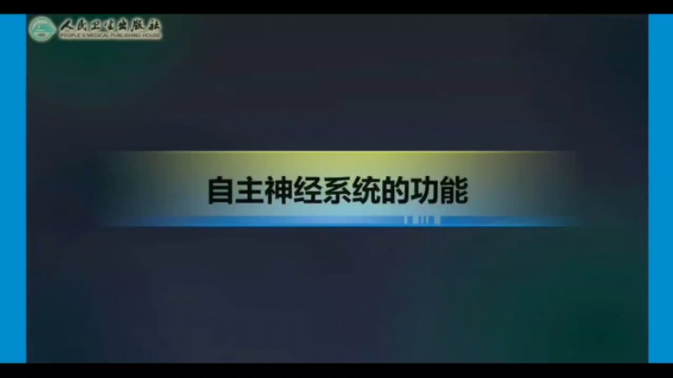 【生理学】自主神经系统的功能