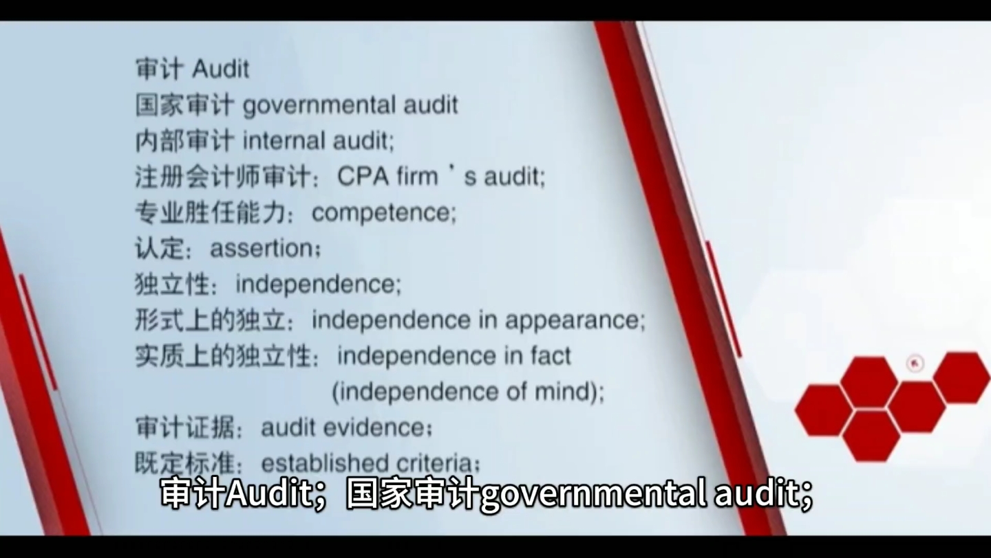 审计学英语单词-1