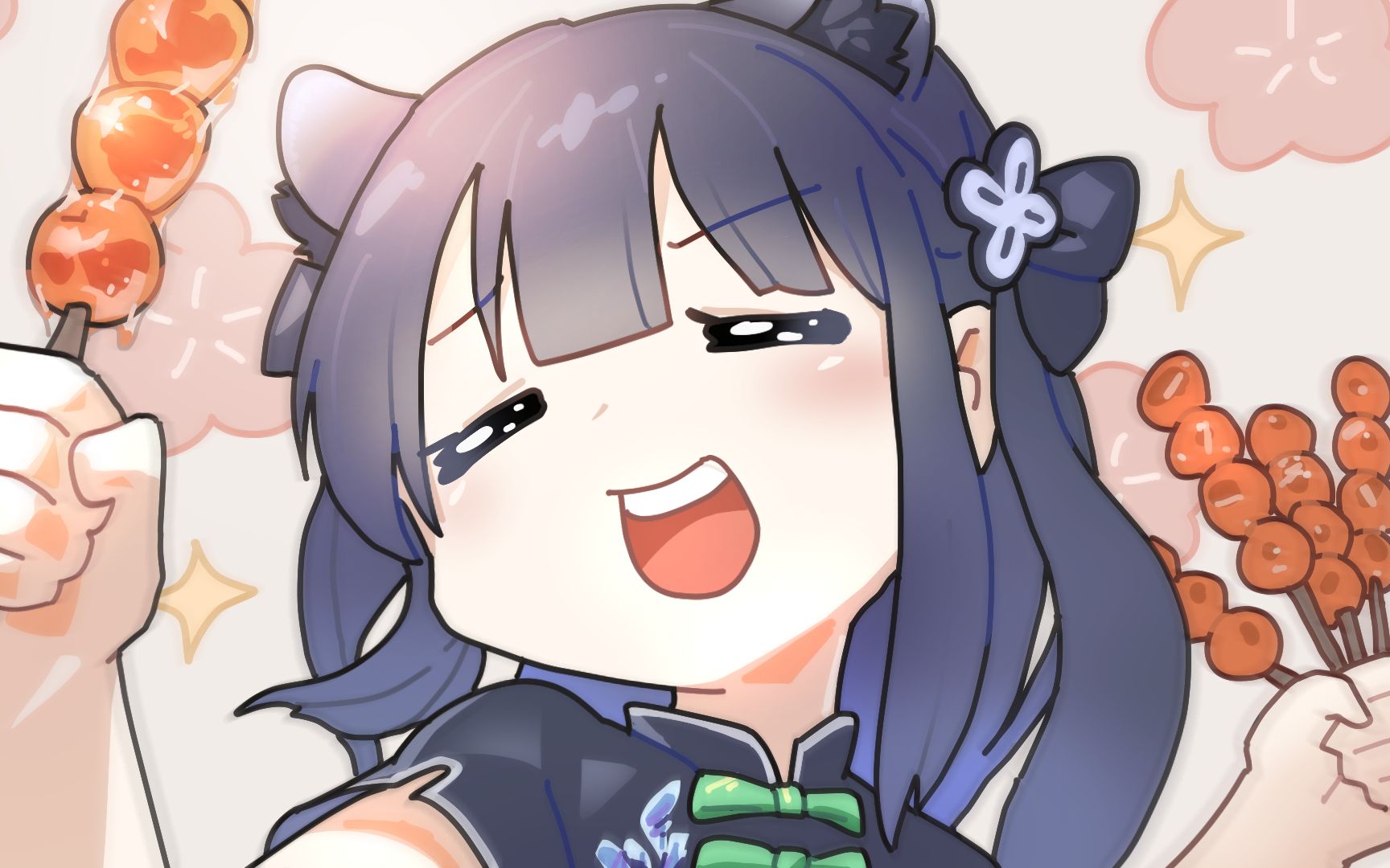 糖醋肉太好吃了! [蔚蓝档案动画片]