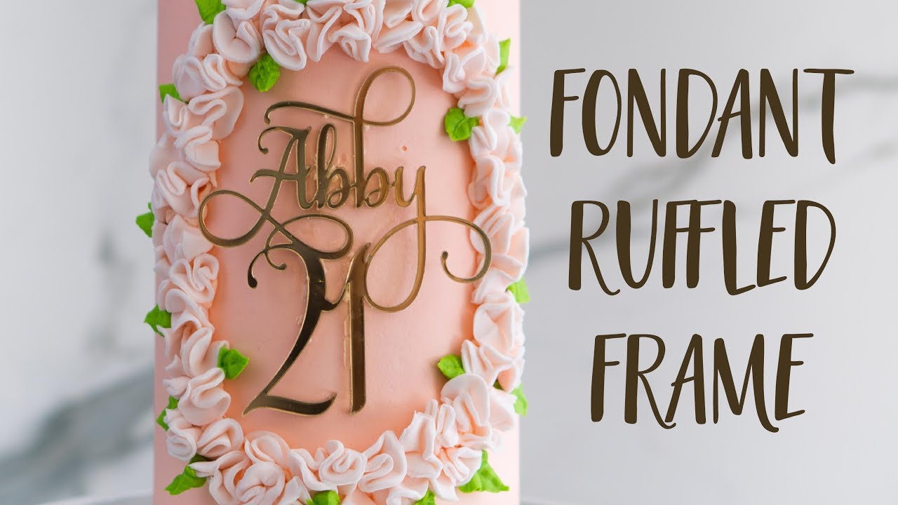 【Rosie's Dessert Spot】褶边框架蛋糕教程——罗西的甜点 - 20191118