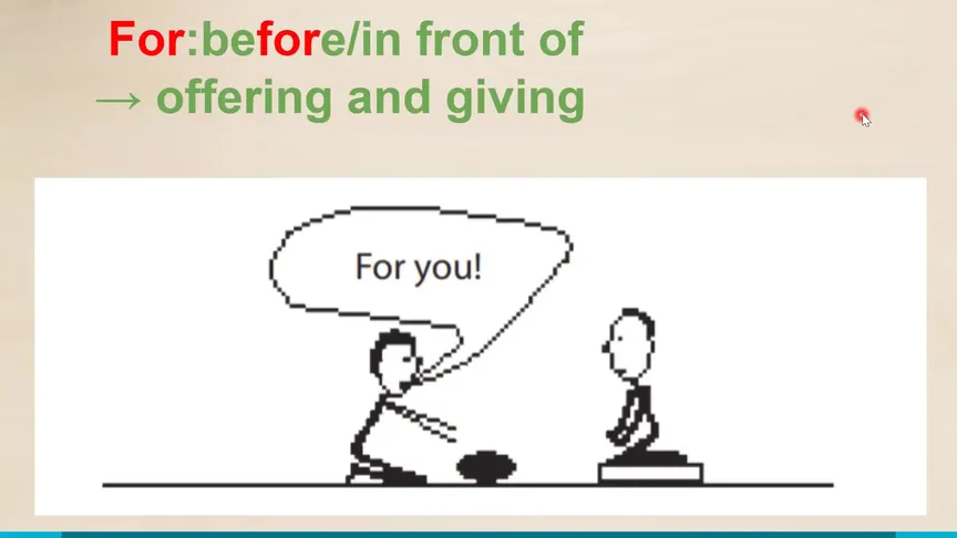 do it for you 和 do it to you的区别?英语语法重点介词的用法