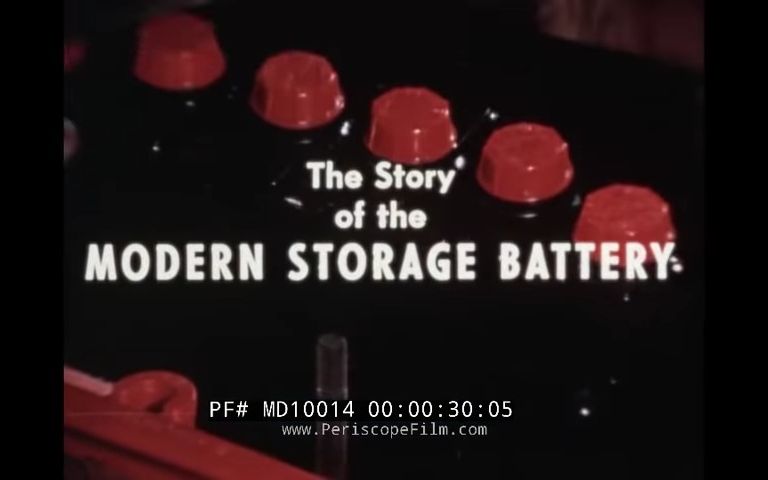 【美国工业】 现代(铅酸)蓄电池的故事 (1959) - 美国内政部矿务局 教育...