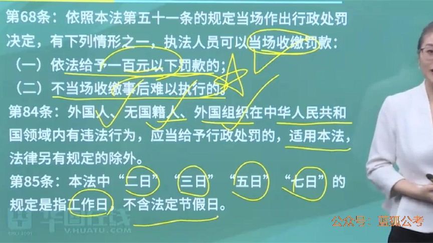 2022公务员考试LMJ常识判断精讲 行政处罚法-