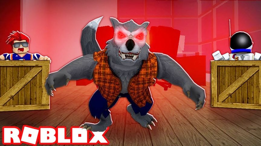 Roblox狼人杀模拟器:狼人在屋顶差点发现了我?小飞象解说