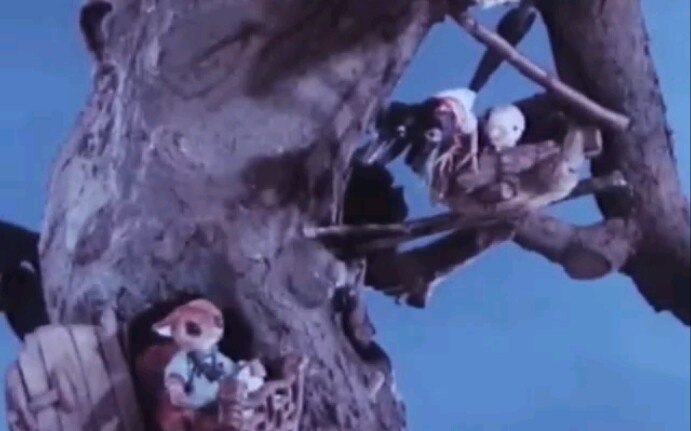 木偶动画片《三个邻居》上海电影制片厂1956年摄制