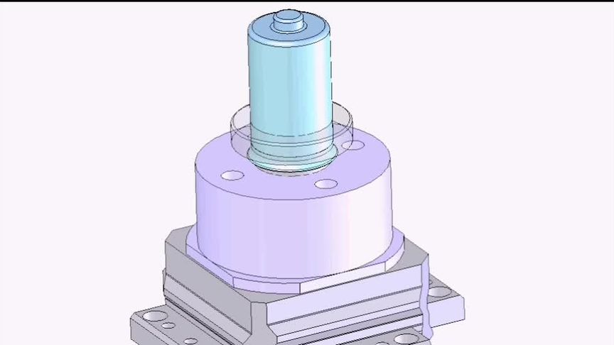 旋切模运动视频了解下#模具设计 #3d设计 #模具