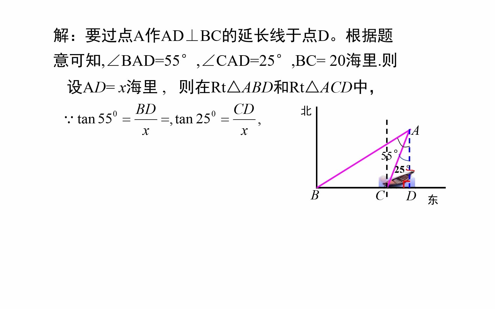 1.5.2三角函数的应用