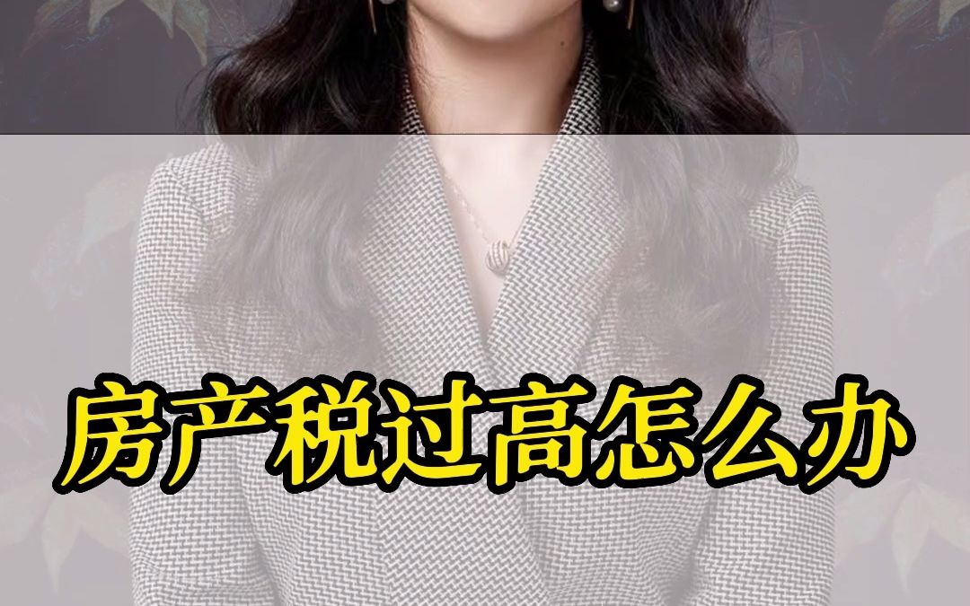 房产税过高该怎么办