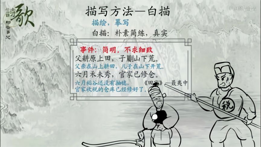 古诗歌鉴赏 - 2.2.白描