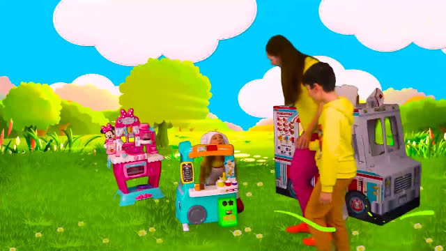 玩具小动画,厨房玩具动画,小朋友做各种美味食品