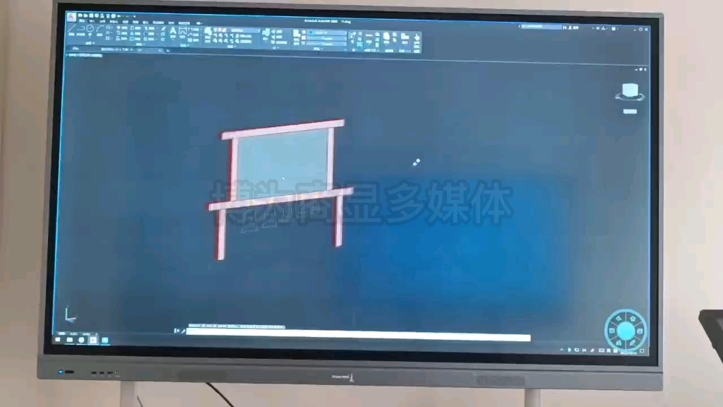 会议平板加装上OPS ,大型绘图软件也是非常的丝滑 。手机拍摄 。