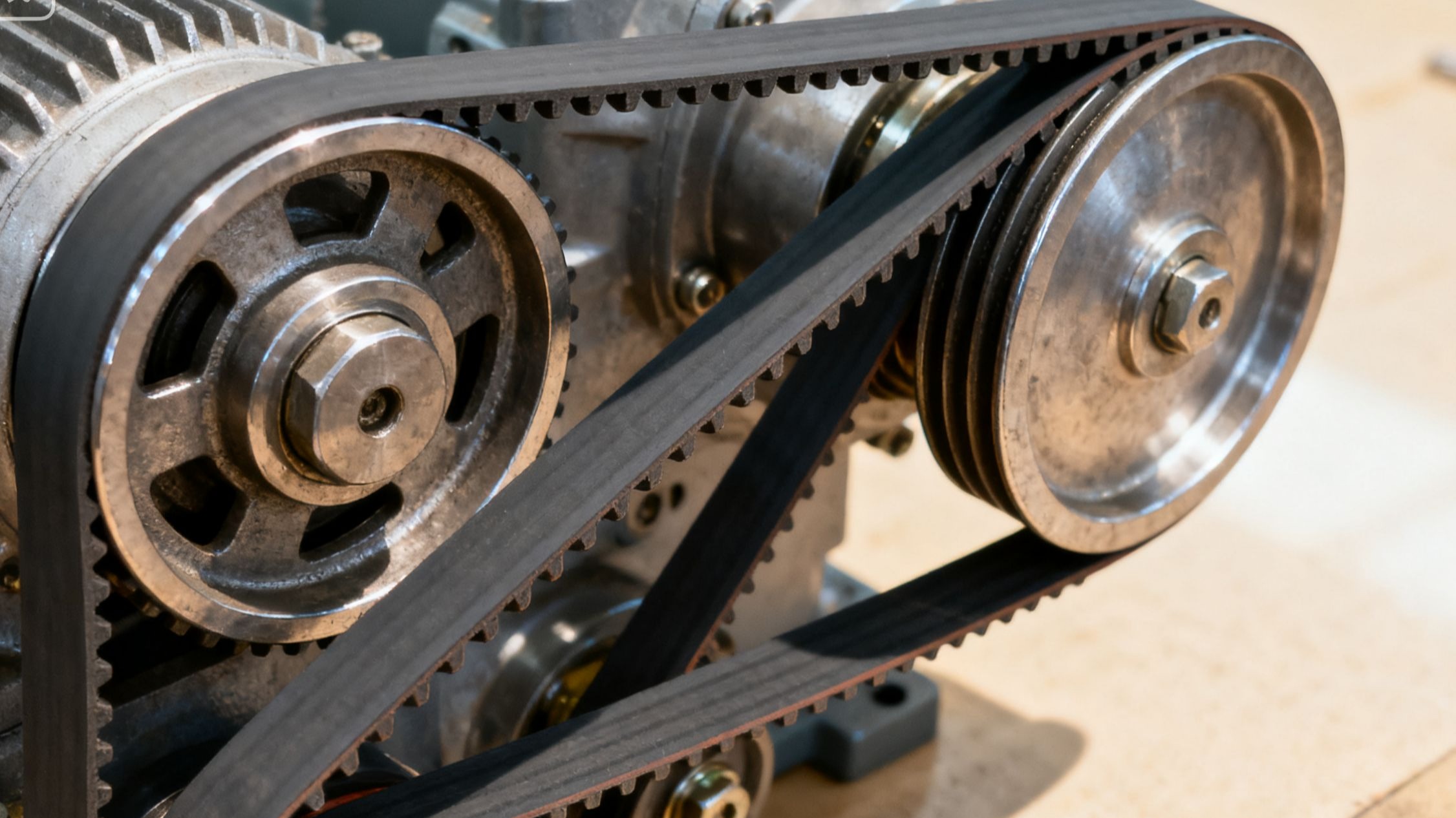 啥是V带传动?V带传动结构及工作原理,3D动画直观演示