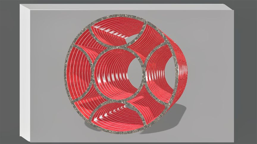 PS教程 PS椭圆选框与3D完成立体圆形图案