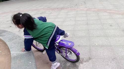 说好的两次就学会骑自行车,果然就学会了