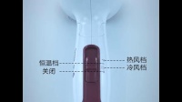 君晓天云飞科吹风机家用小型功率宿舍学生可携式冷热风静音吹风机...