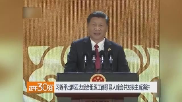 习近平出席亚太经合组织工商领导人峰会 45分钟演讲收获20次掌声