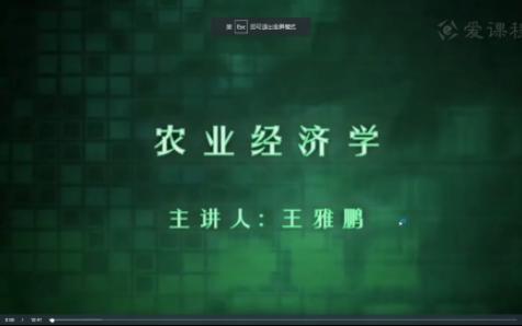 现代农业经济学02