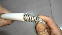 电工知识:PVC线管弯怎么做?其实方法很简单,老电工手把手教你,一看...