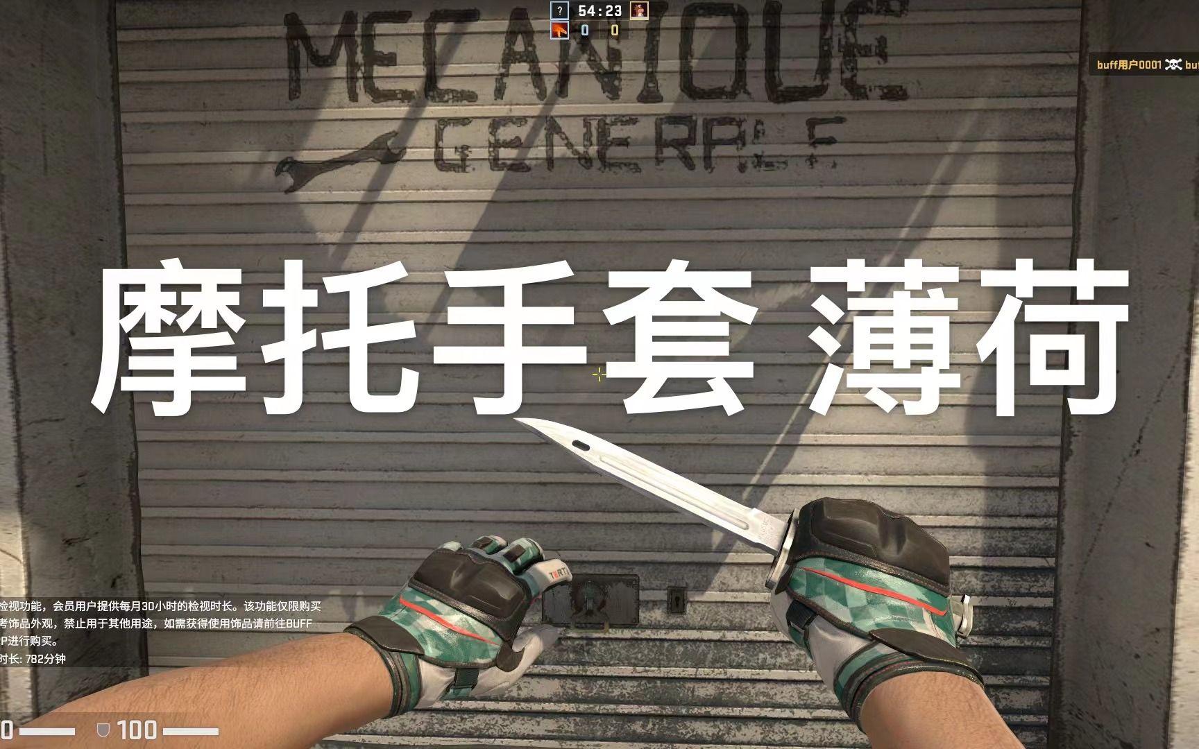 哞酱CSGO饰品搭配推荐 摩托手套 薄荷_哔哩哔哩bilibili_CSGO