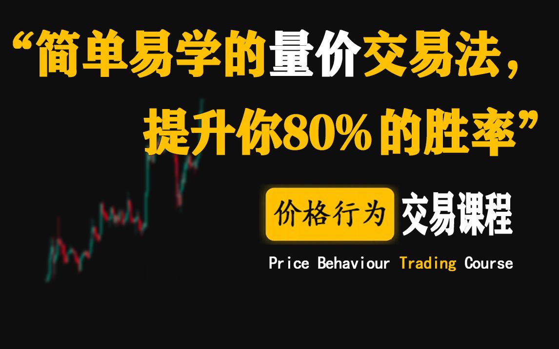 价格行为交易 |“简单易学的量价交易法,提升你80%的胜率” | 解析...