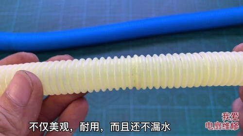 同样粗的2根波纹管怎么对接?偷学了一招,接好后和新管一样生活小窍门009114