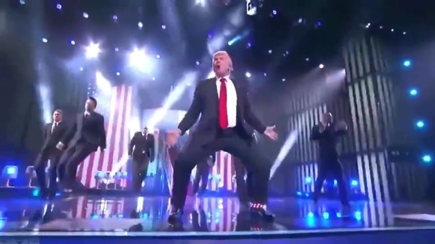 外国牛人模仿特朗普,还挺像