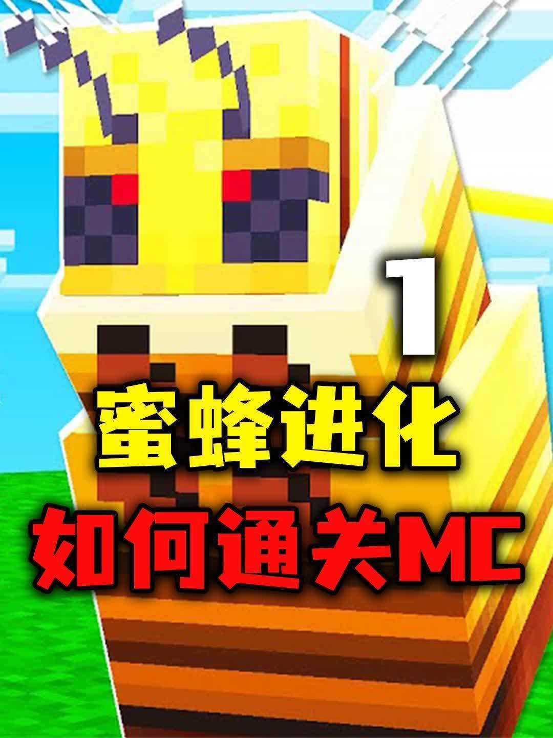我的世界:蜜蜂进化!我变成了蜜蜂要如何通关MC?