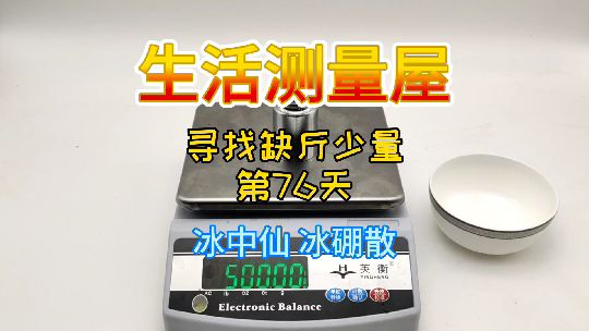 农村小伙爱测量,冰硼散净含量3克,第76天
