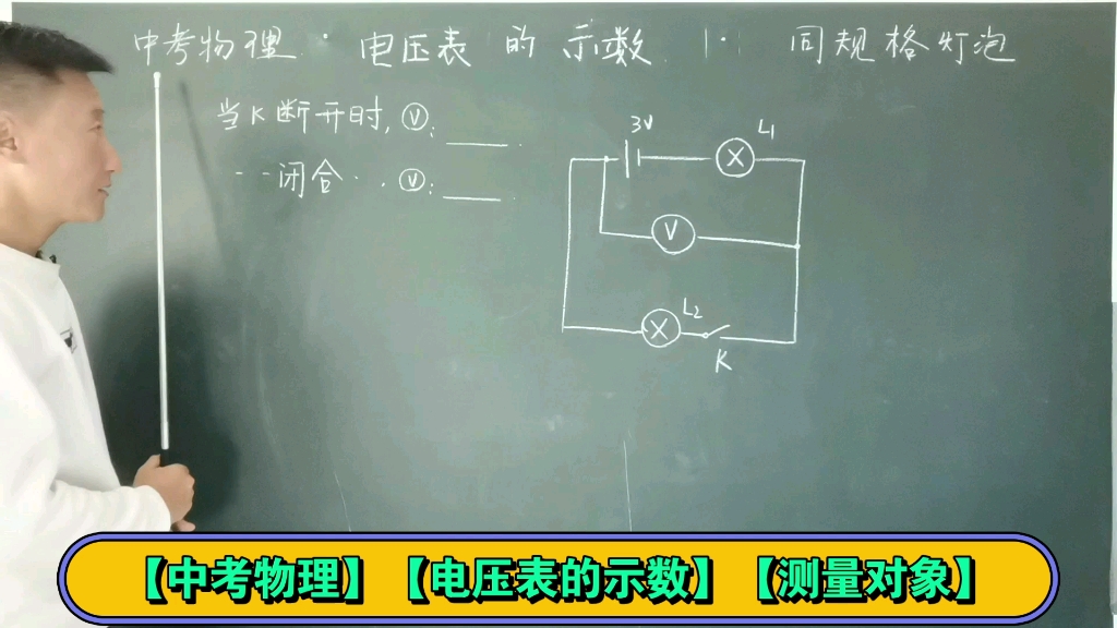 【中考物理】【电压表的示数】【测量对象】