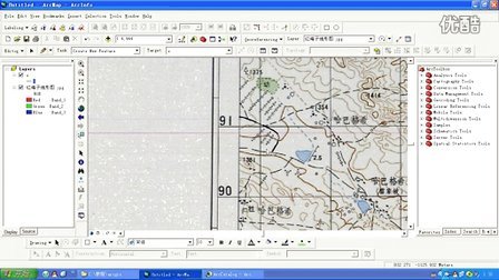 ArcGIS之四线文件矢量化
