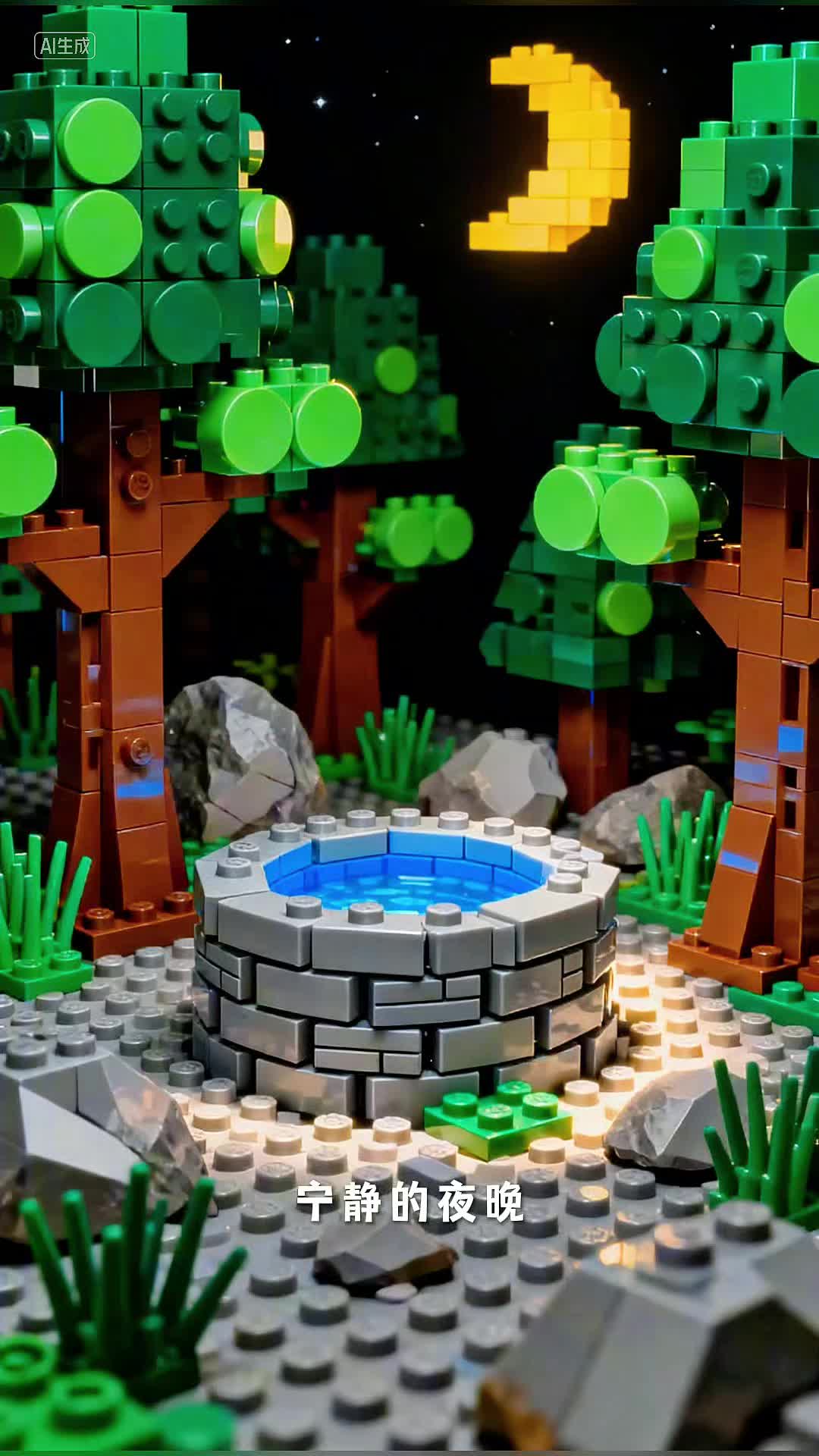 猴子捞月亮故事#儿童视频 #我的世界动画 #原创动画 #抖音原创动漫 #...