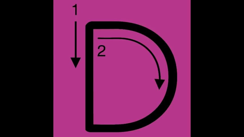 英文字母D动画片 Letter D Song