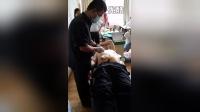 范治刚手法治疗后,王自平院长拨针共同治疗肝腹水患者(二)