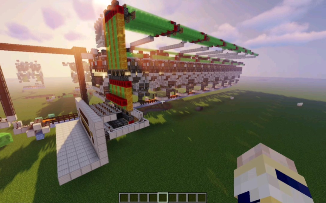 我的世界:当一个红石萌新去做红石大炮会发生什么_我的世界