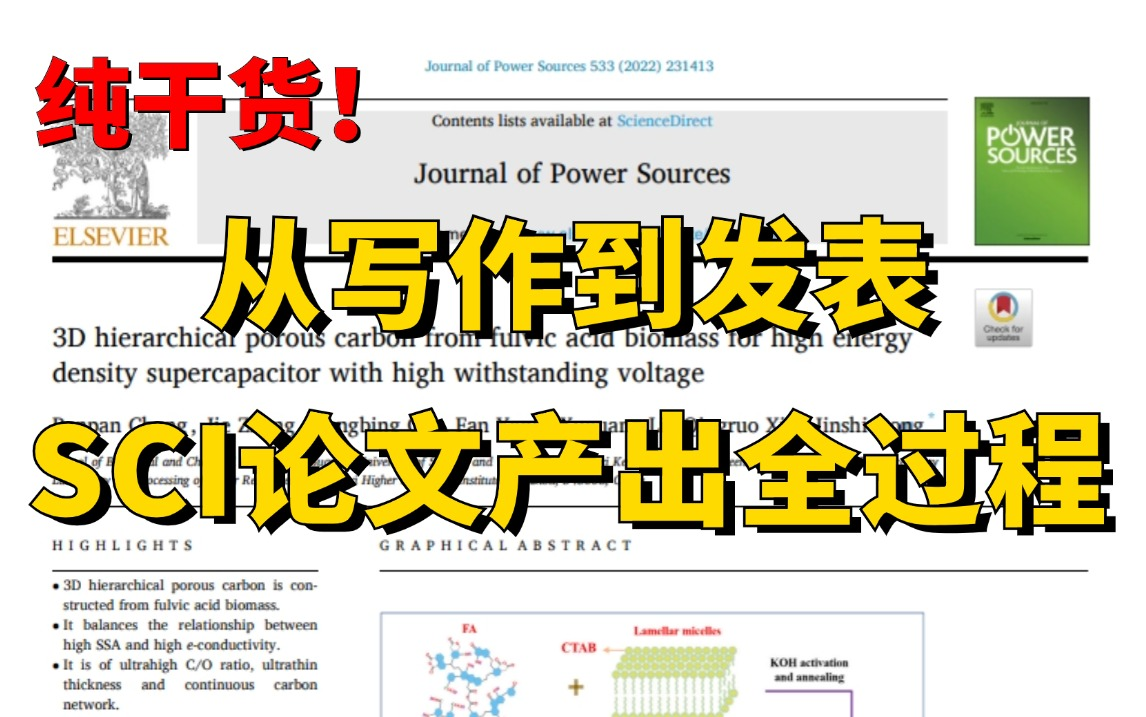 纯干货!从写作到到发表,SCI论文产出全过程精讲!手把手带你从零到一...