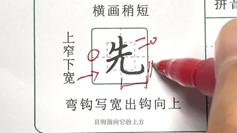 硬笔书法教程,先字写好的技巧,书法老师告诉你