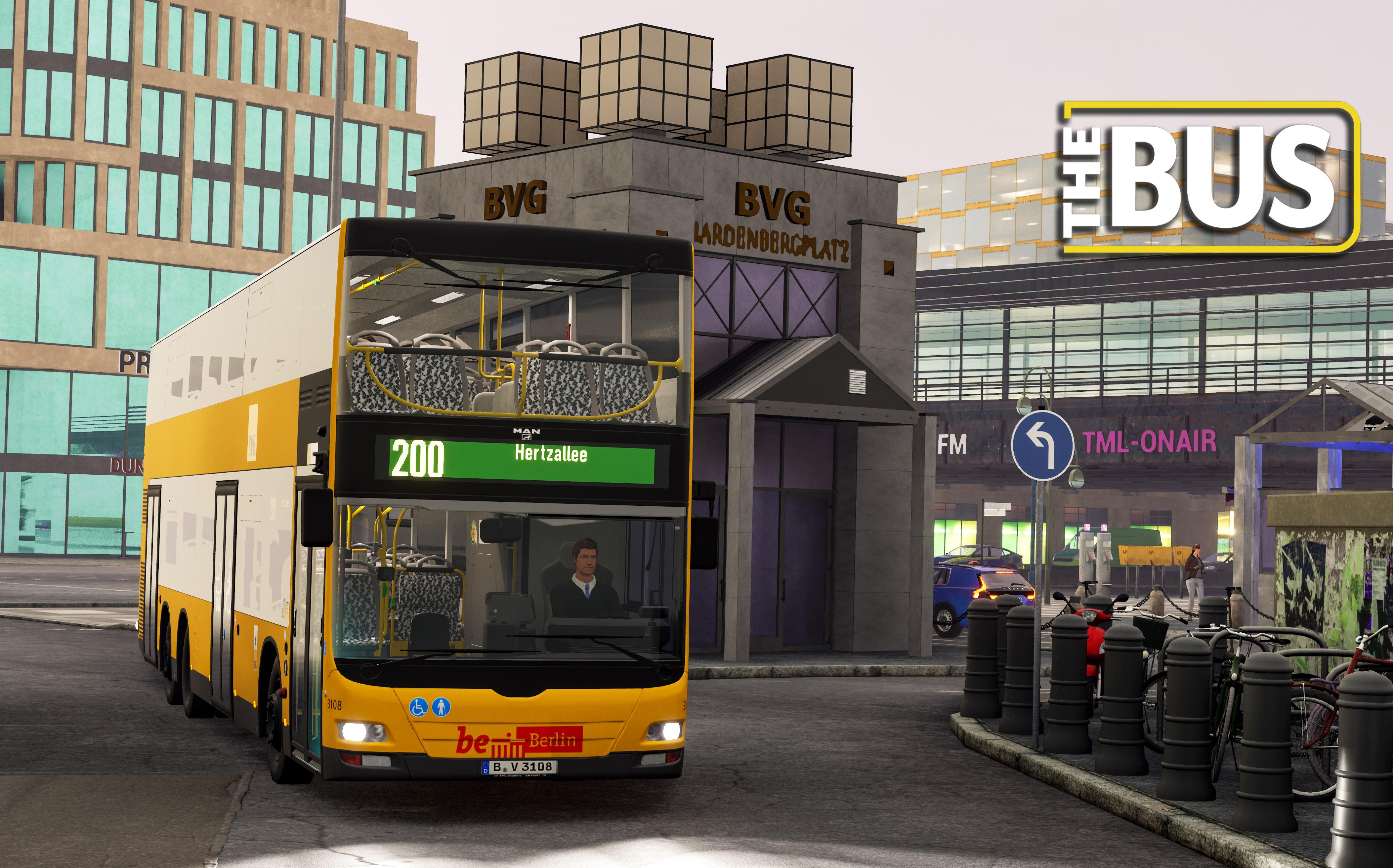 《The Bus》驾驶MAN艰难的前往总站动物园 | 城市公交模拟