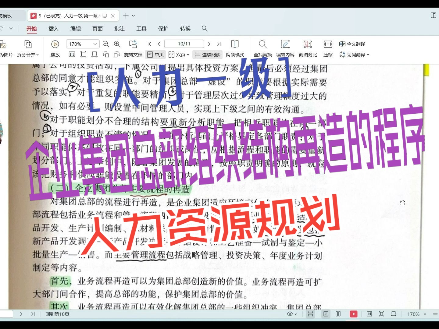 28R27【人力一级】 第一章 人力资源规划 第二节 第二单元 企业集团...