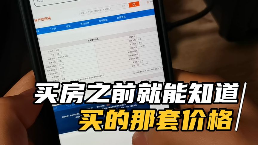原来这个网站可以知道中介说的房子备案价,我竟然买贵了二十几万