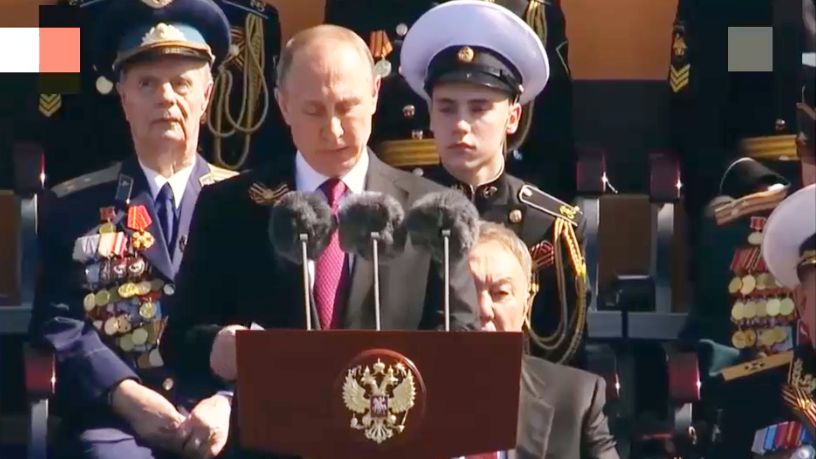 俄罗斯历史上最霸气的阅兵,普京现场发言,战斗民族威武
