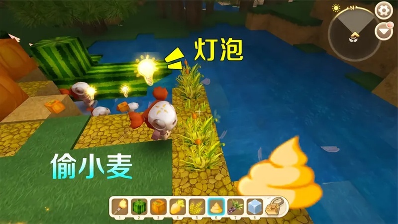 迷你世界:要不是亲眼目睹小老鼠偷麦子,我还以为我的小麦有问题