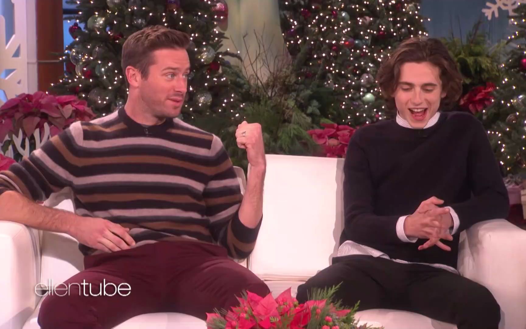 阿米·哈默和甜茶为《请以你的名字呼唤我》第一次排练时的场景太...