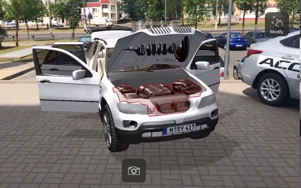 AR汽车移动演示应用(AR现实ARKit app) (ARVRinChina-AR VR MR)