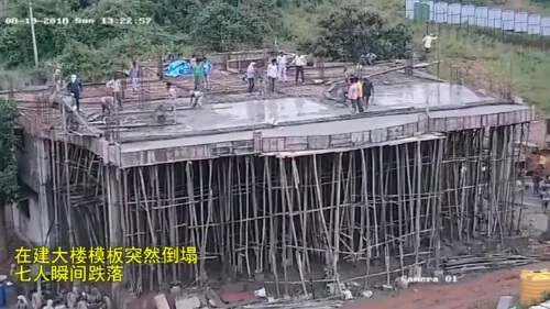这是什么情况, 楼房瞬间倒塌!